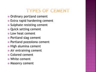 Concrete ingredients | PPTX