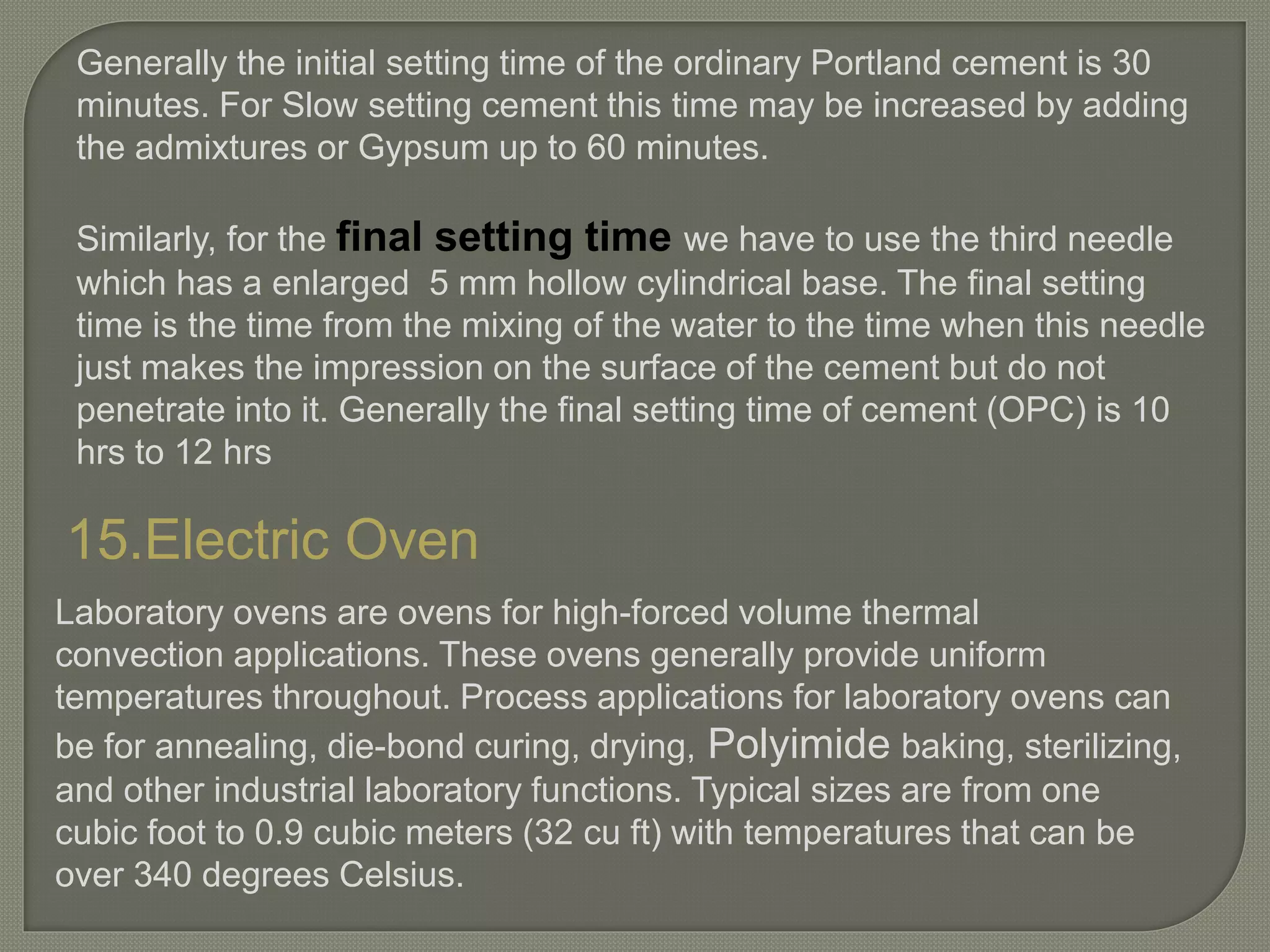 Material Testing Lab Equipments | PPTX