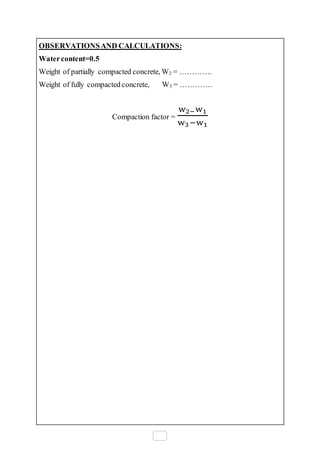 Concrete lab manual - Polytechnics | DOCX