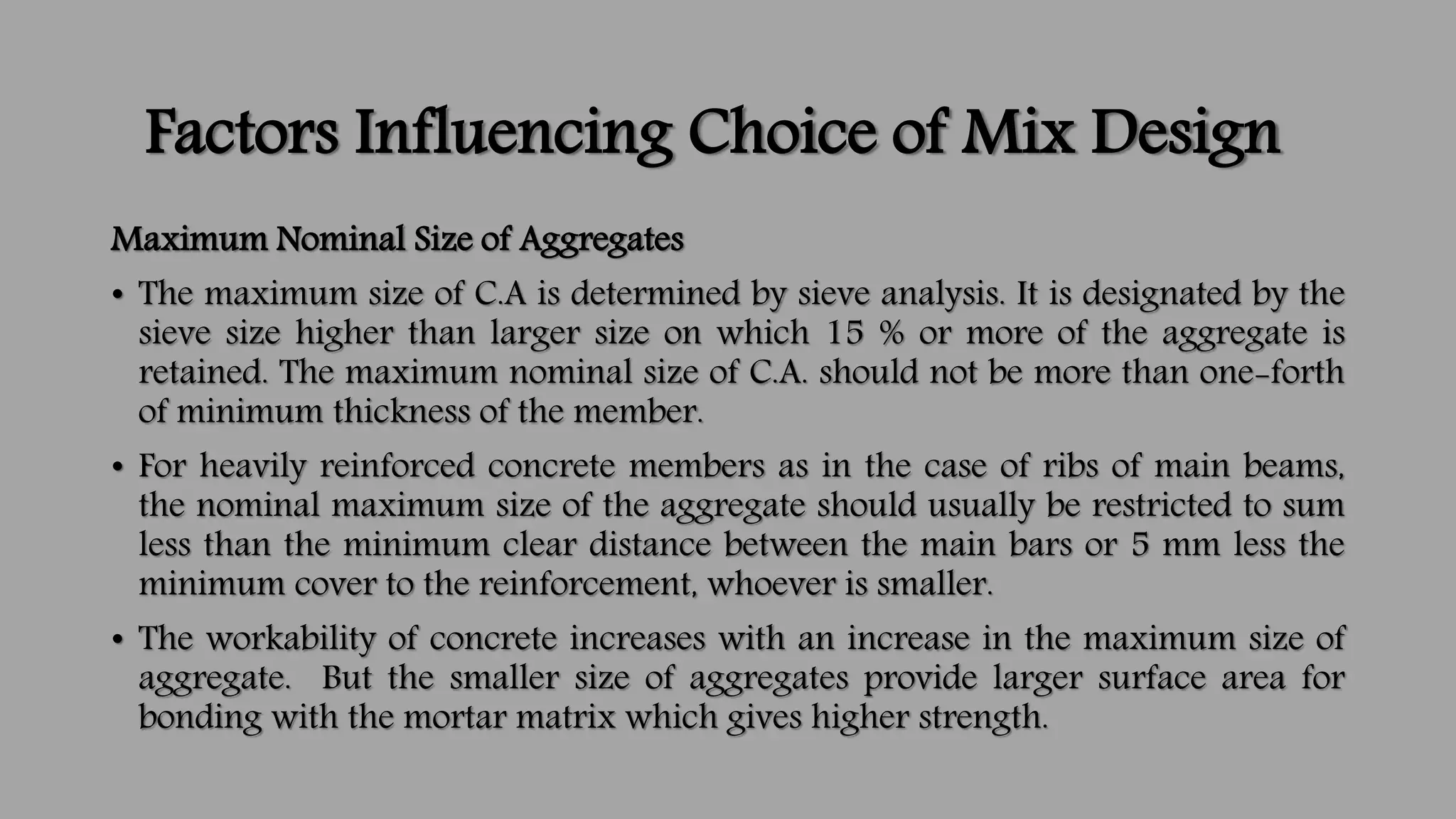 Concrete Mix Design | PPTX