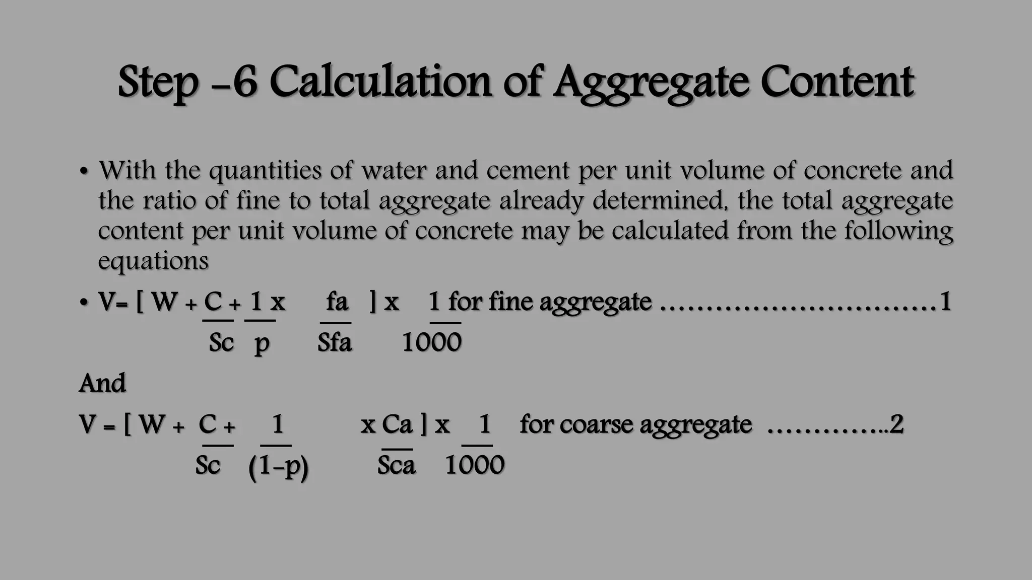 Concrete Mix Design | PPTX