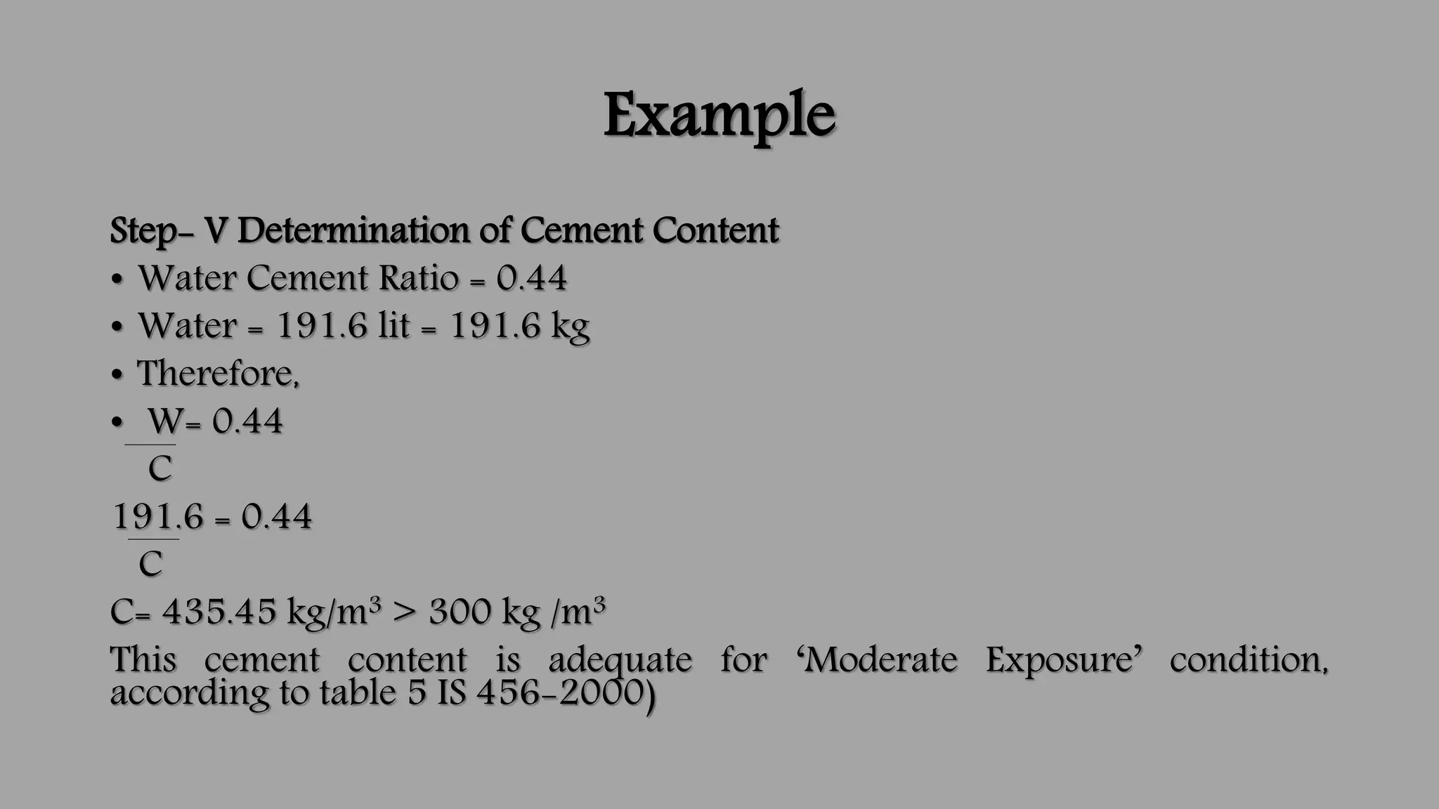 Concrete Mix Design | PPTX