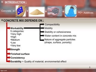 Concrete mix design | PPT | Civil Engineering Industry | Industries