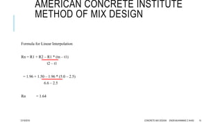 Concrete mix design | PPT