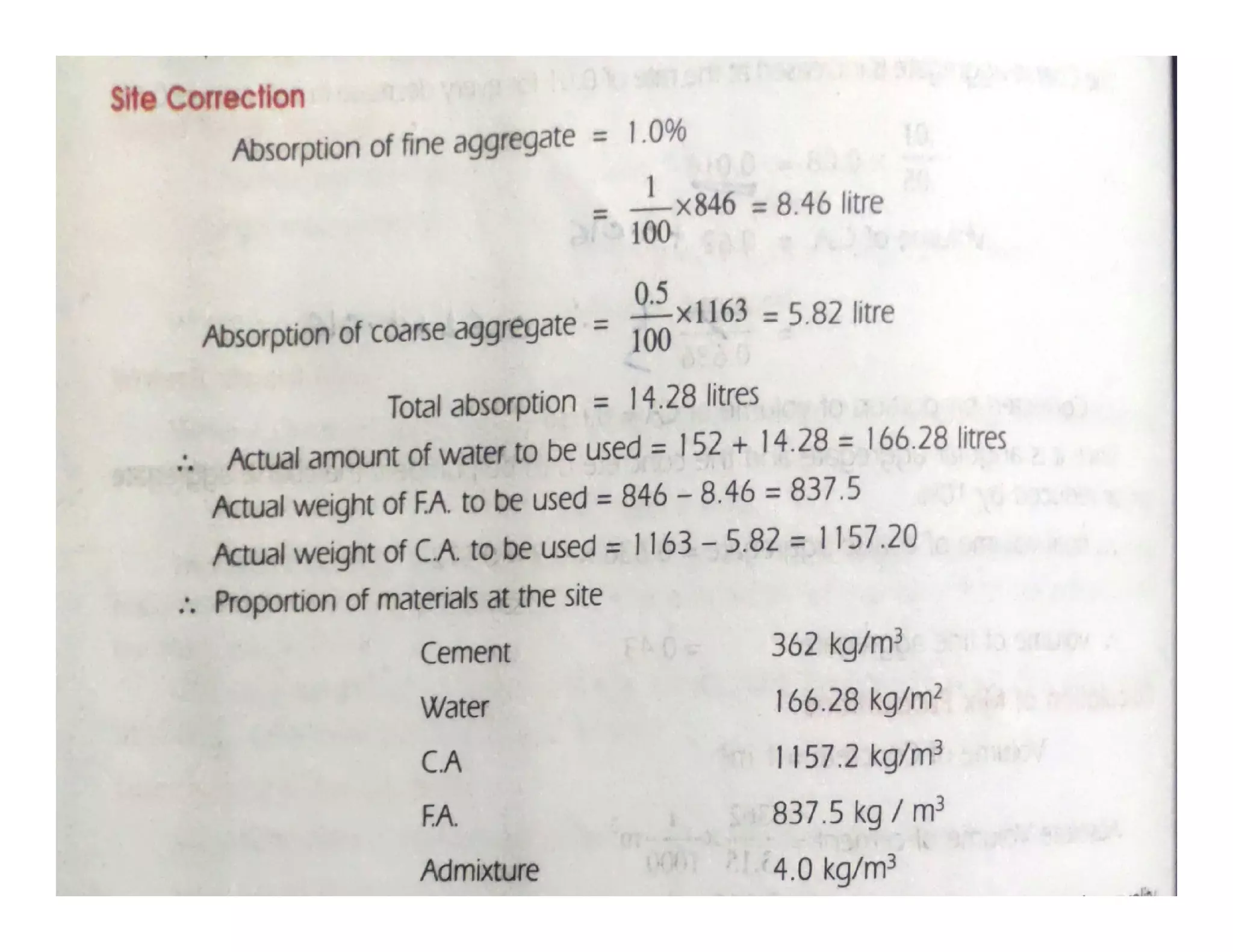 Concrete mix design | PDF
