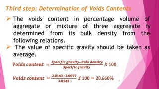 Concrete mix design by packing density method | PPTX