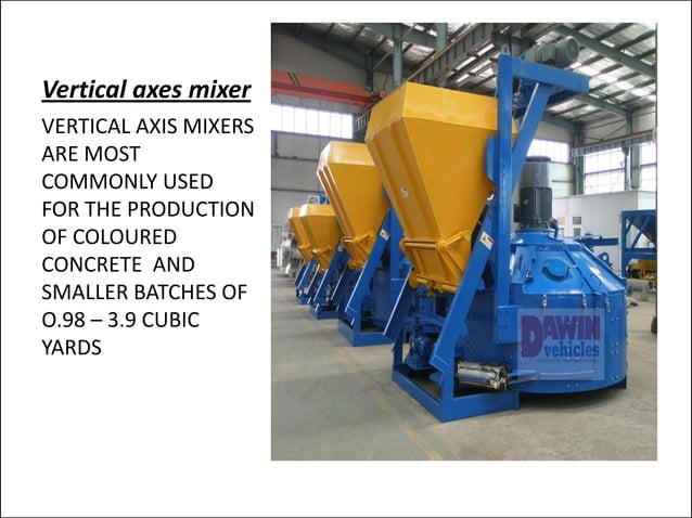 Concrete mixers | PPT
