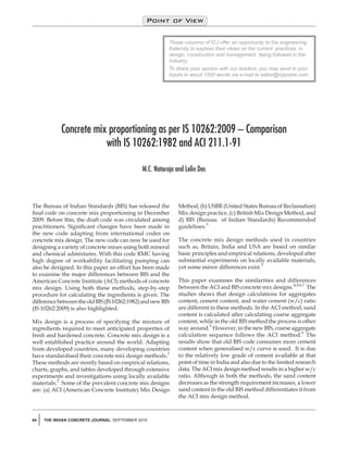 Concrete mix proportioning | PDF
