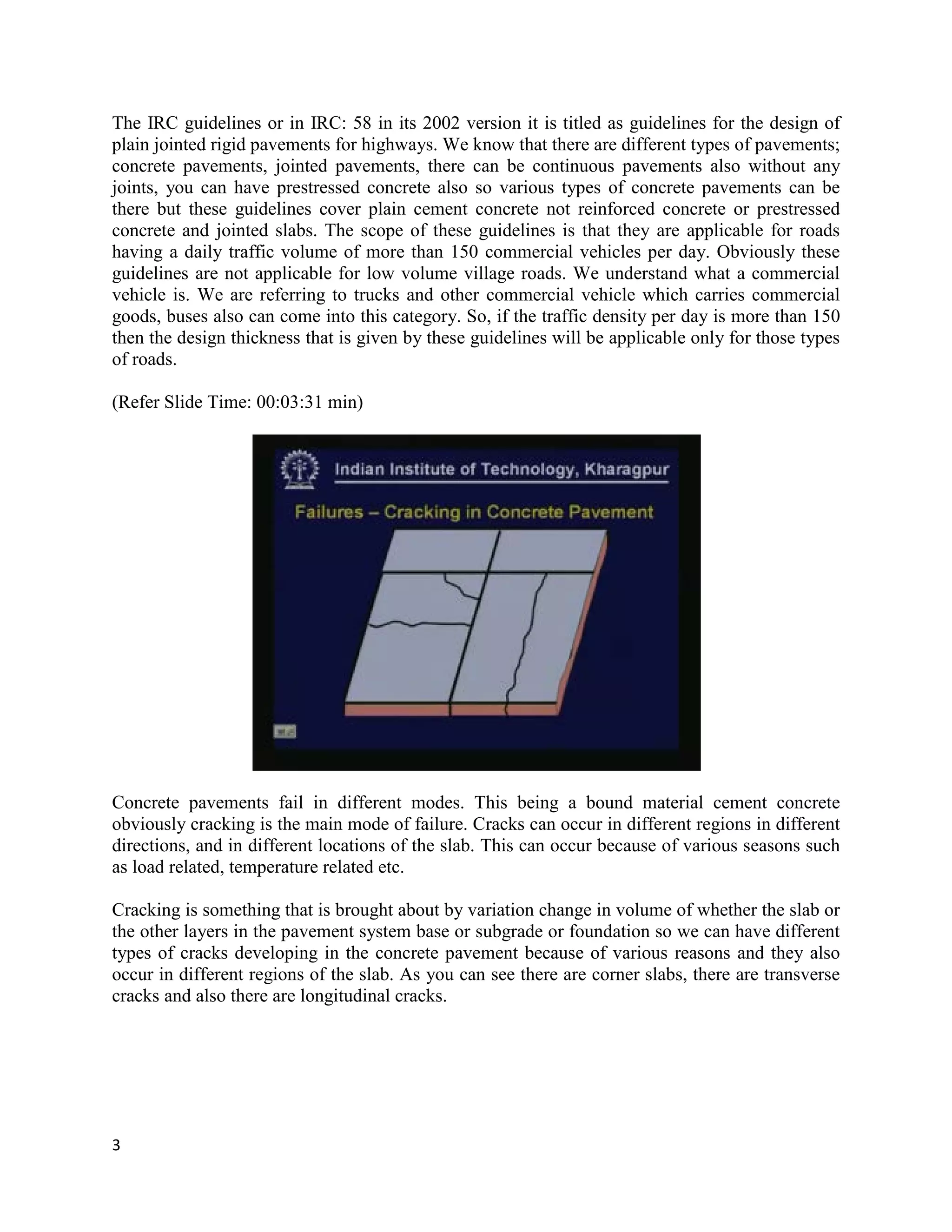 Concrete pavement design | PDF