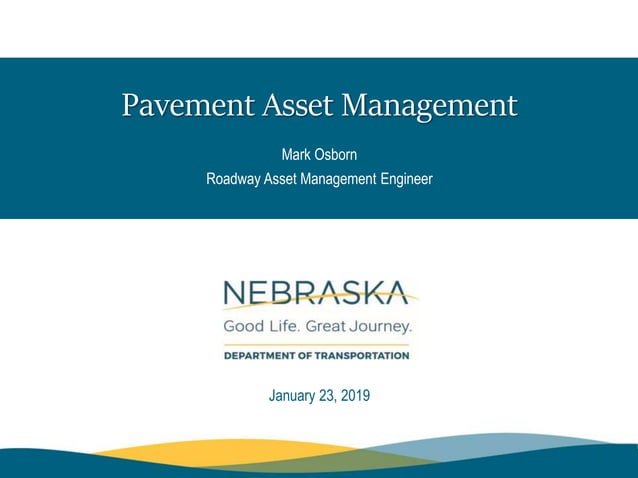 Pavement Asset Management | PPTX | Business and Finance