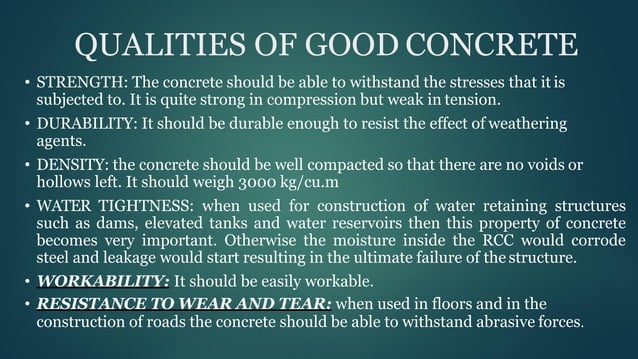 Concrete , CLASSIFICATION OF CONCRETE AND USES | PDF