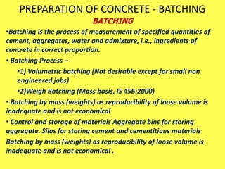 CONCRETE PPT SA JBP | PPTX