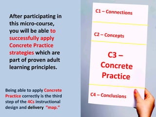 When They DO It, They've GOT It! How to Use Concrete Practice When ...