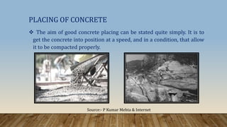Concrete practices: Do's and Dont's for (Batching, mixing, placing ...