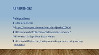 Concrete practices: Do's and Dont's for (Batching, mixing, placing ...