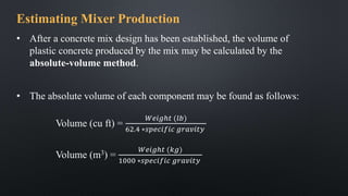 Concrete production | PPTX