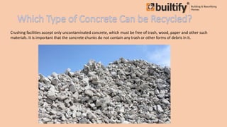 Concrete Recycling | PPTX