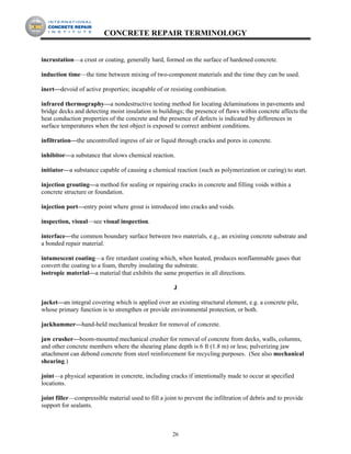 Concrete repairterminology | PDF
