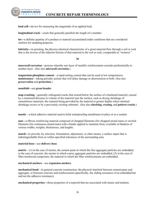 Concrete repairterminology | PDF