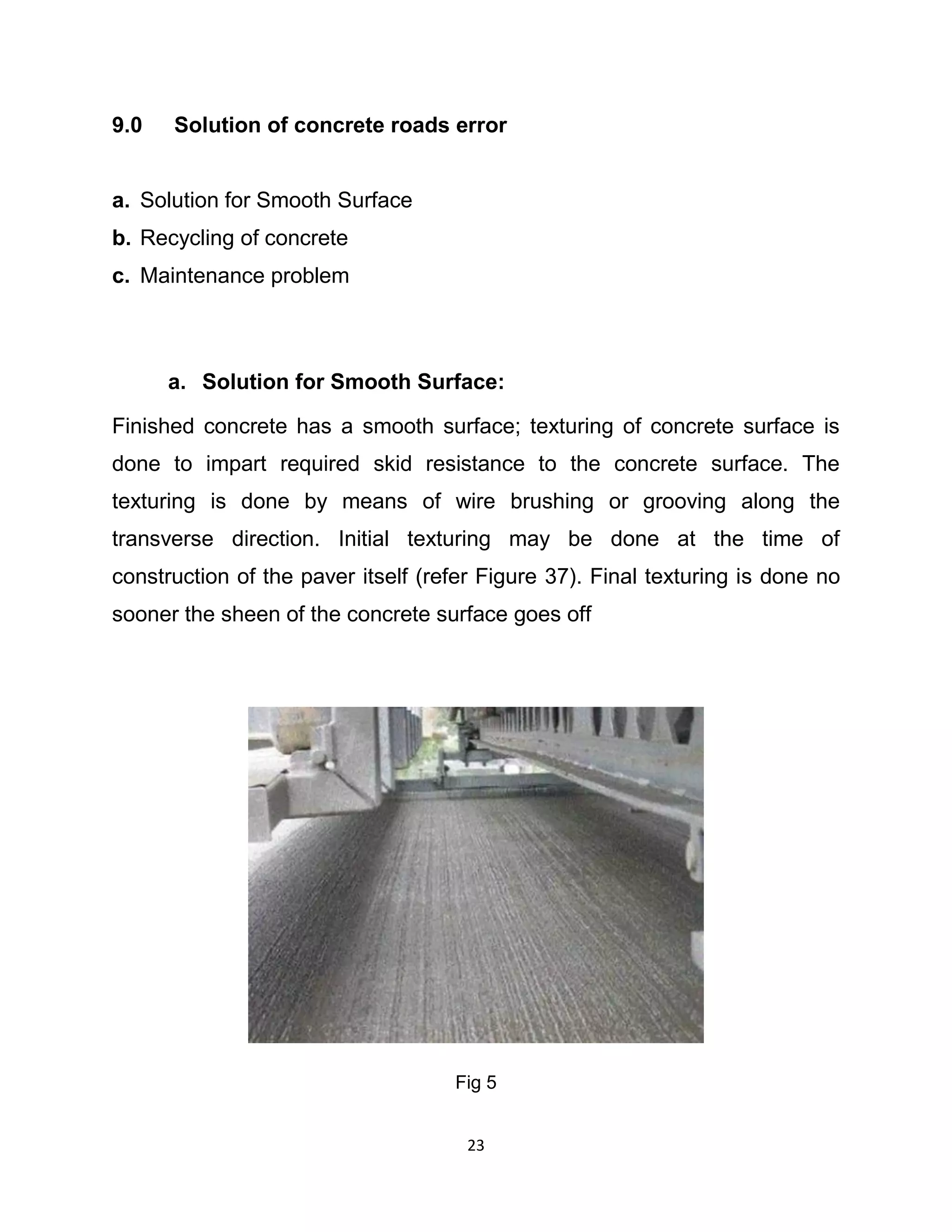 Concrete (types of road) | PDF