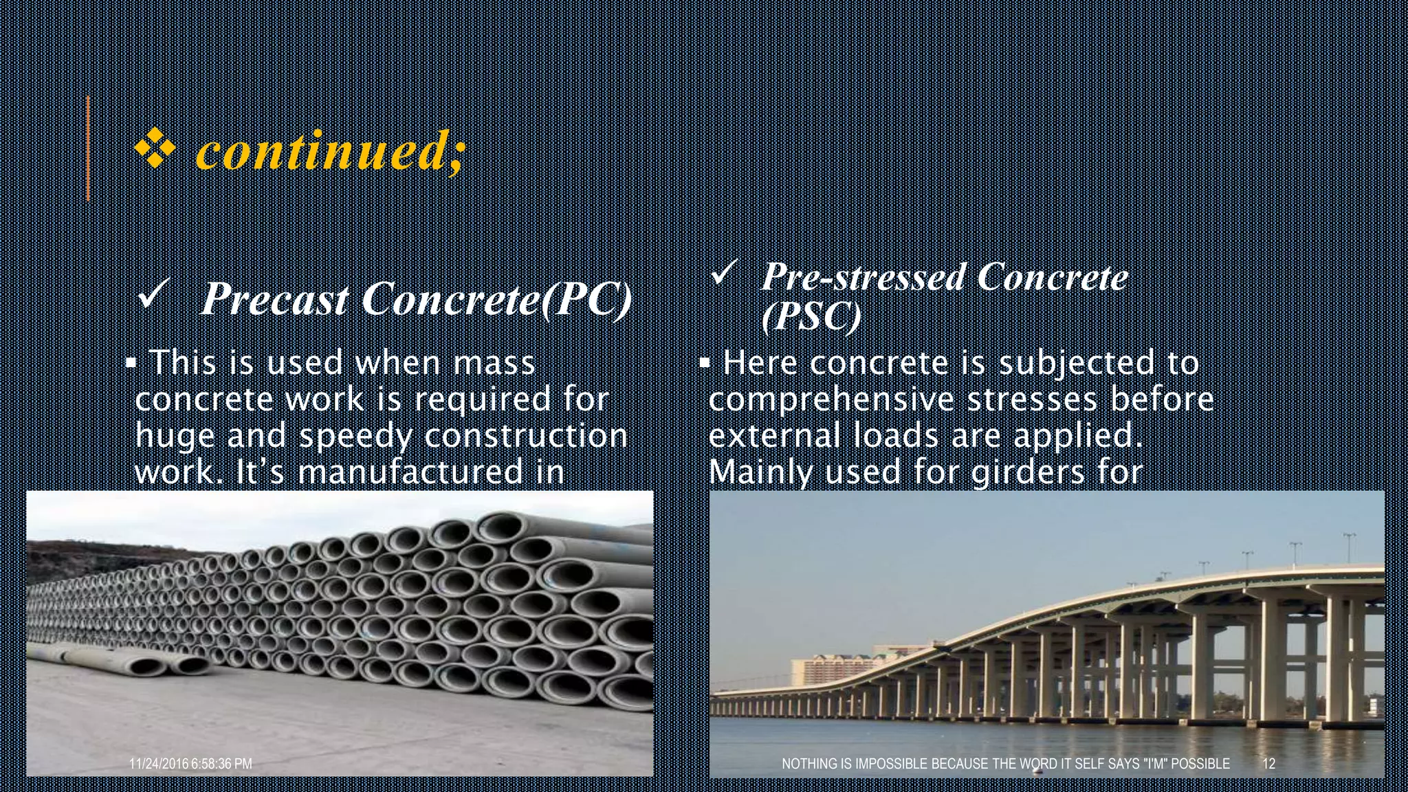 Concrete slide presentation | PPT | Free Download