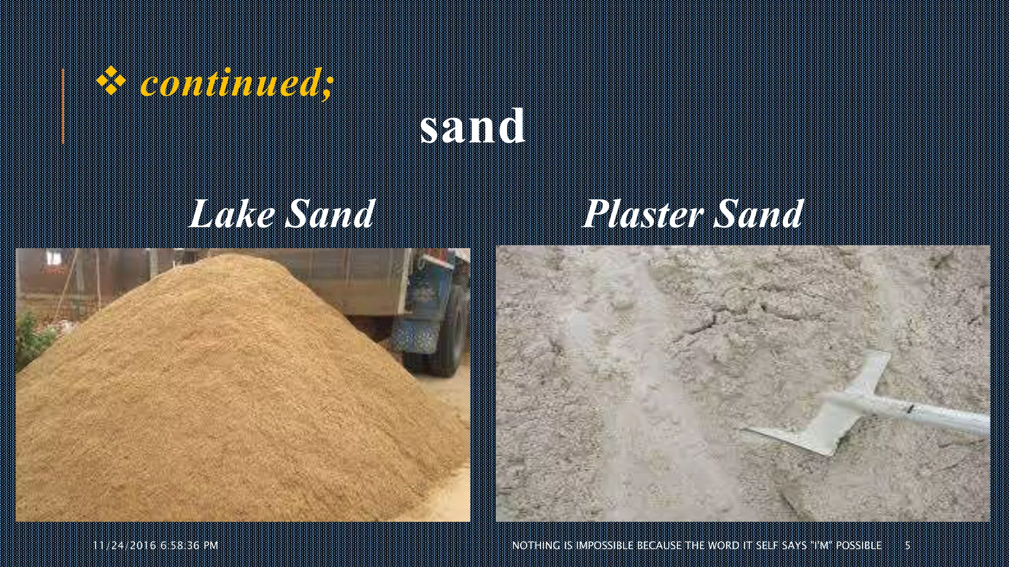 Concrete slide presentation | PPT