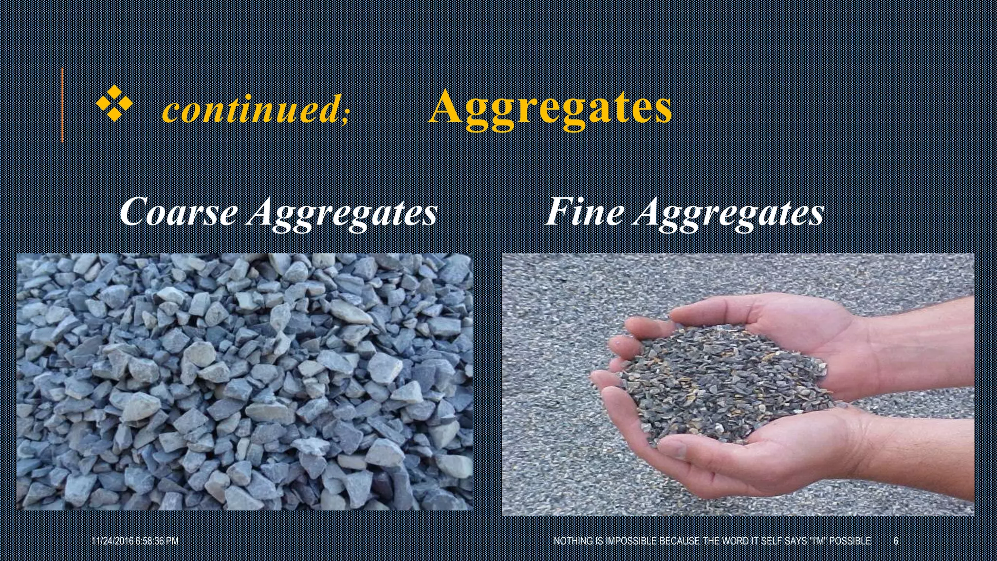 Concrete slide presentation | PPT