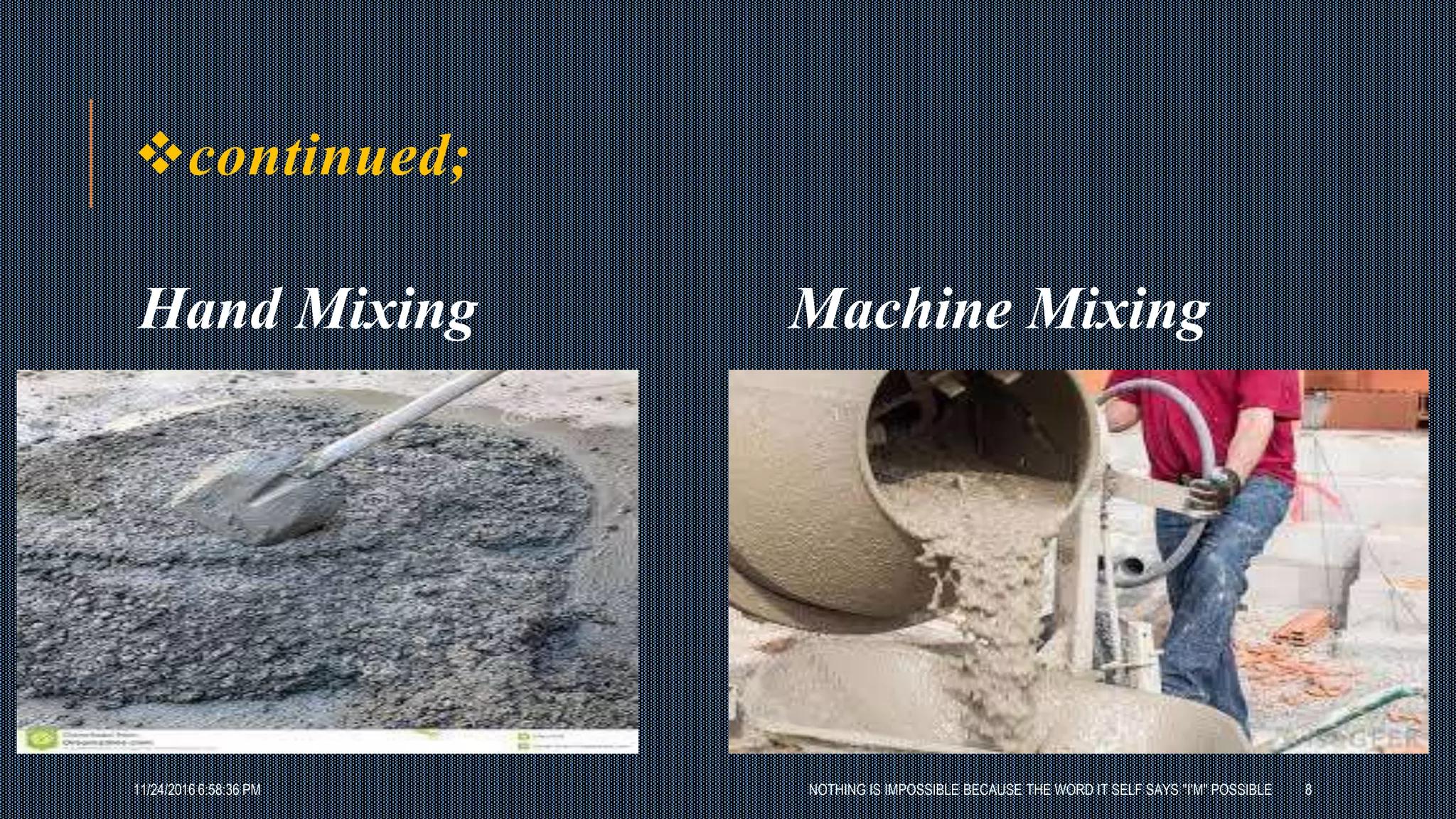 Concrete slide presentation | PPT | Free Download