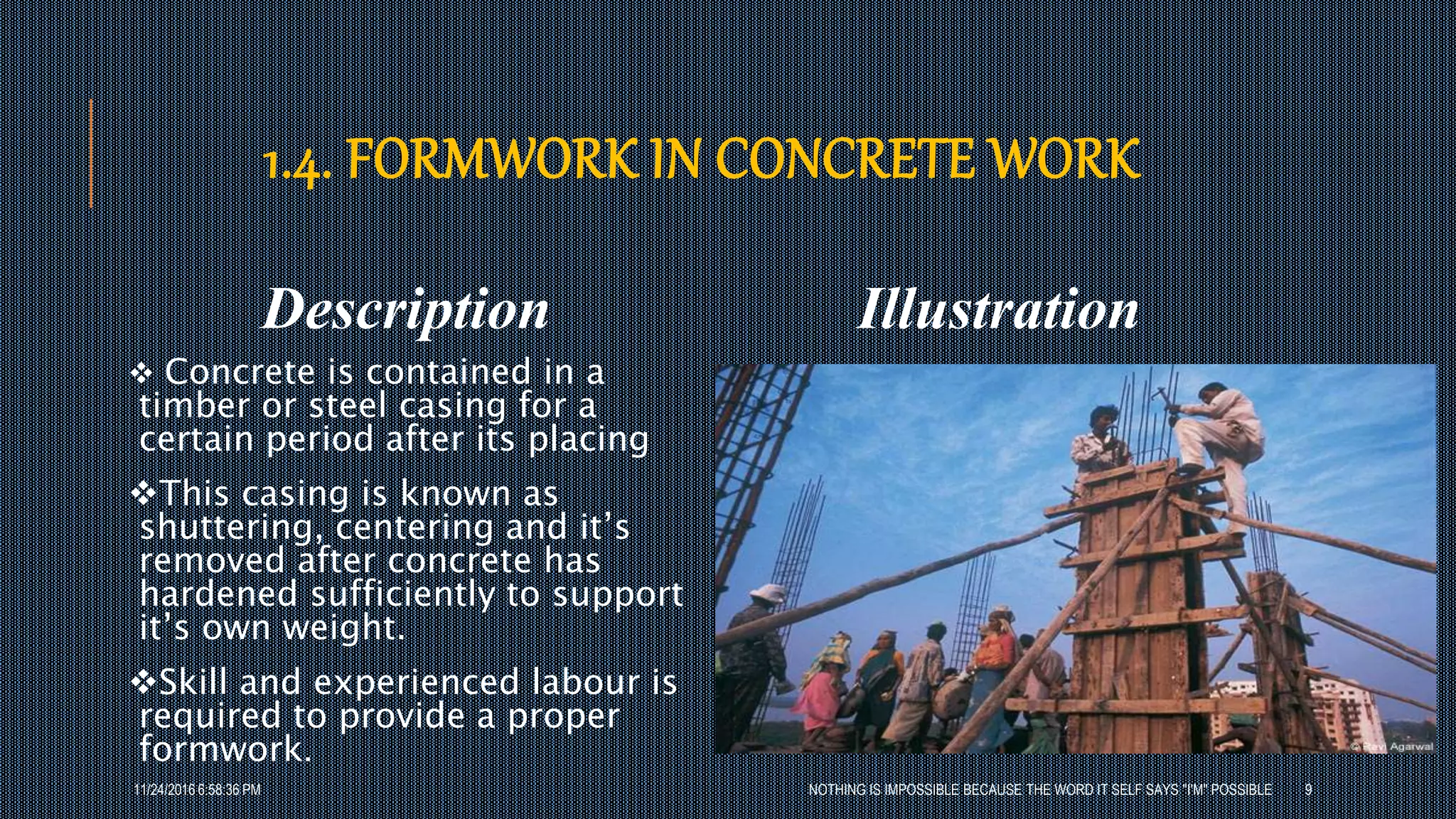 Concrete slide presentation | PPT | Free Download