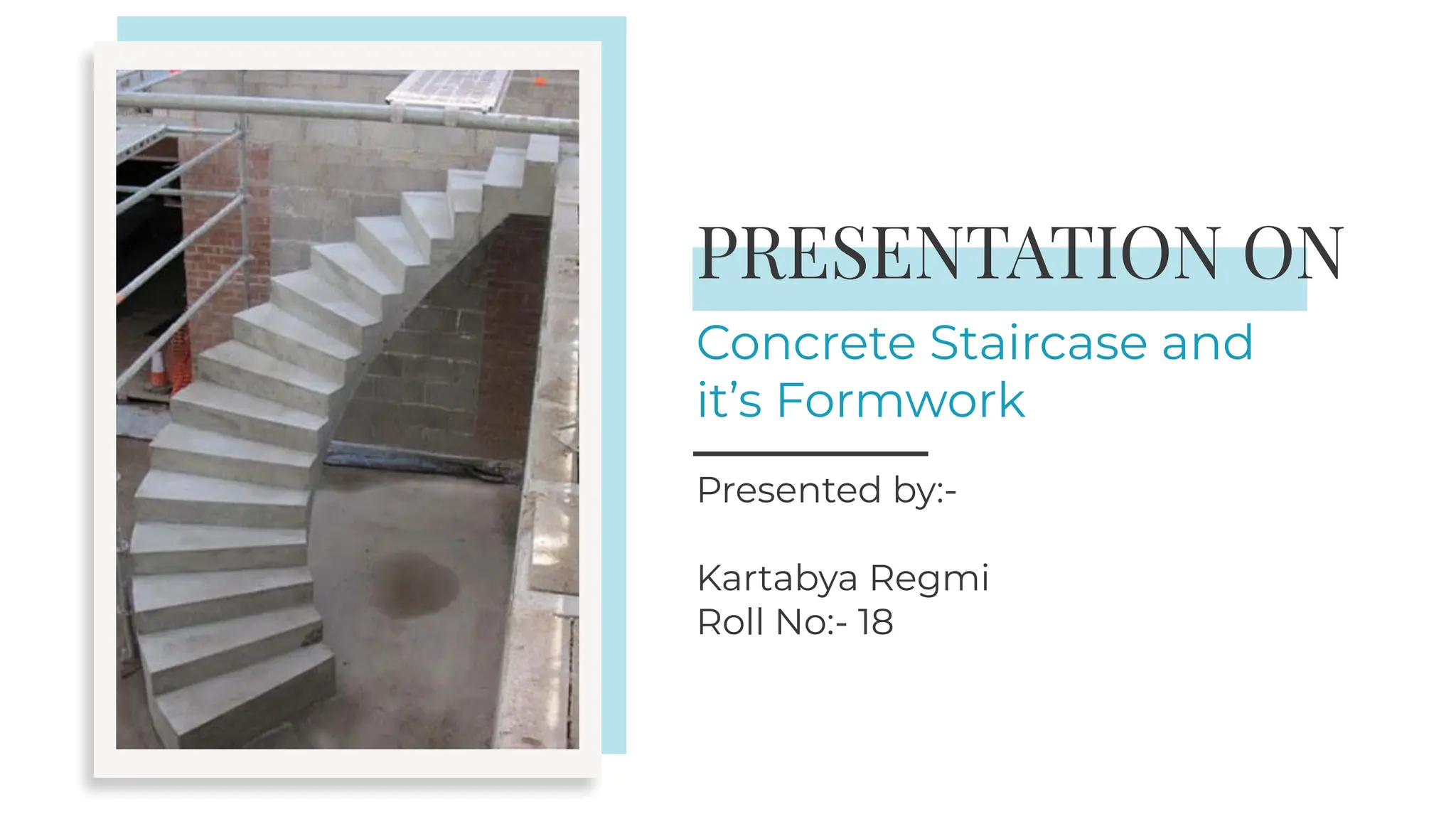 Concrete Staircase and Its Formwork: A Comprehensive Guide | PDF