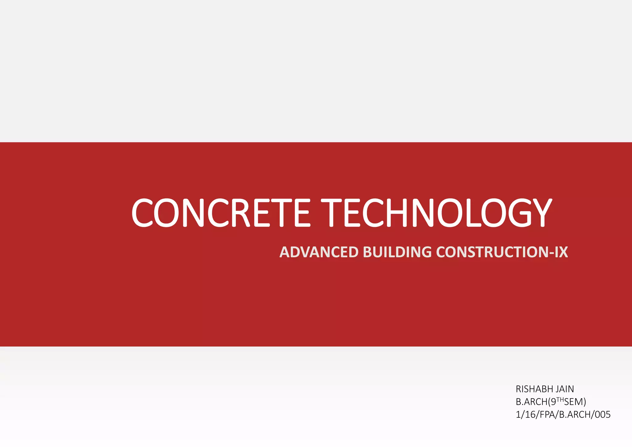 CONCRETE Technology | PPT