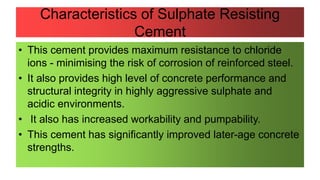 Sulphate Resisting Cement | PPTX