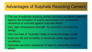 Sulphate Resisting Cement | PPTX