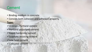 Concrete technology and masonry structures | PPTX