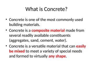 Concrete Technology and Masonry StructureChapter 1.pptx