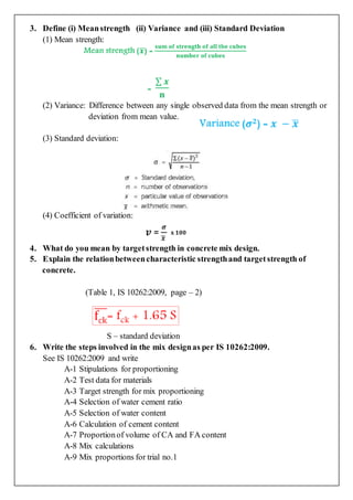 Concrete Technology Study Notes | DOCX