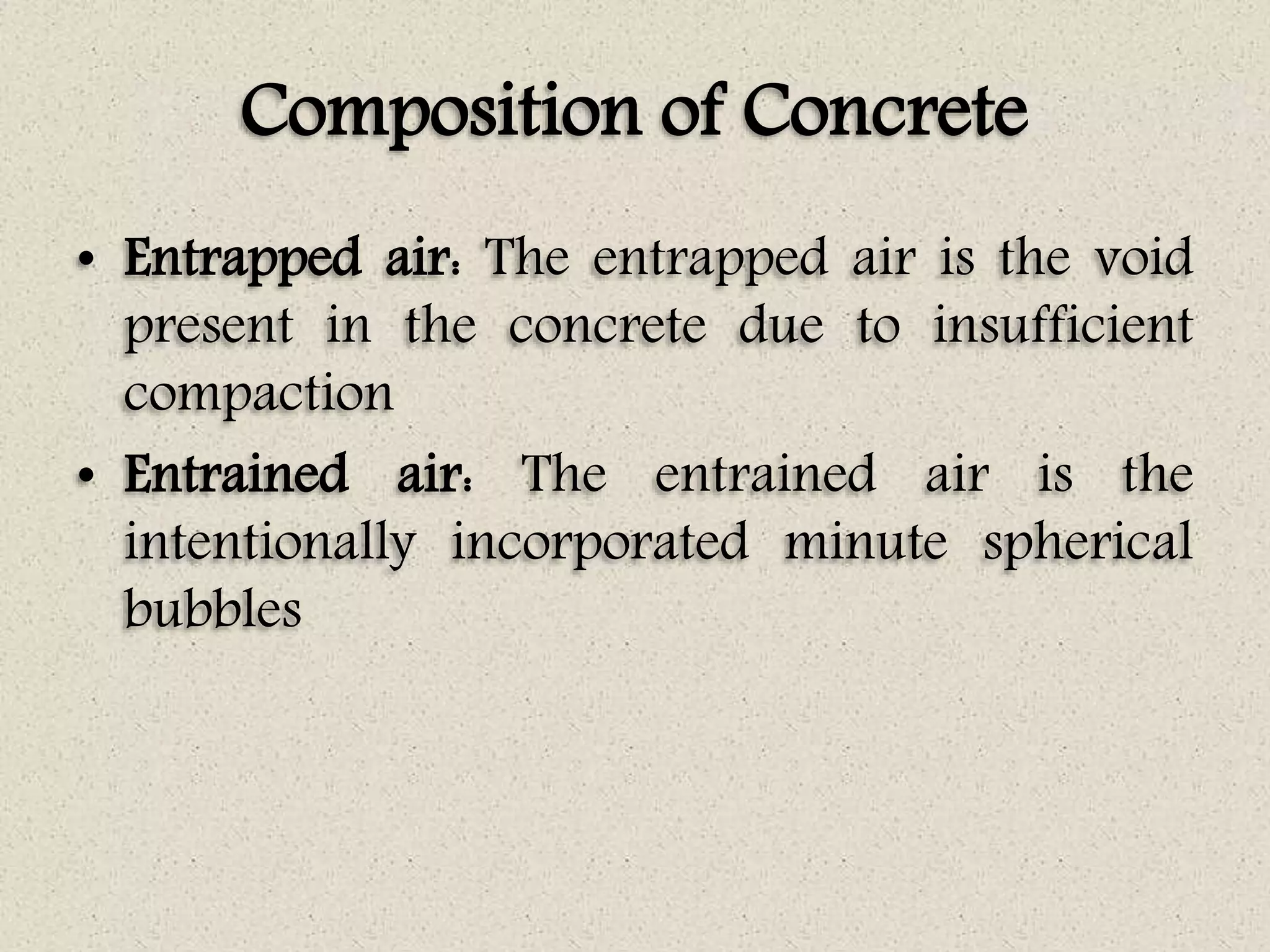 Concrete Technology Unit I | PPTX