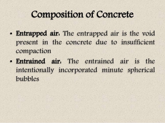Concrete Technology Unit I