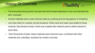 Making of concrete | PPTX