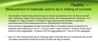 Making of concrete | PPTX