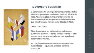concretismo e neoconcretismo aulão de artes | PPTX