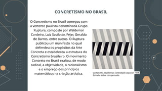concretismo e neoconcretismo aulão de artes | PPTX