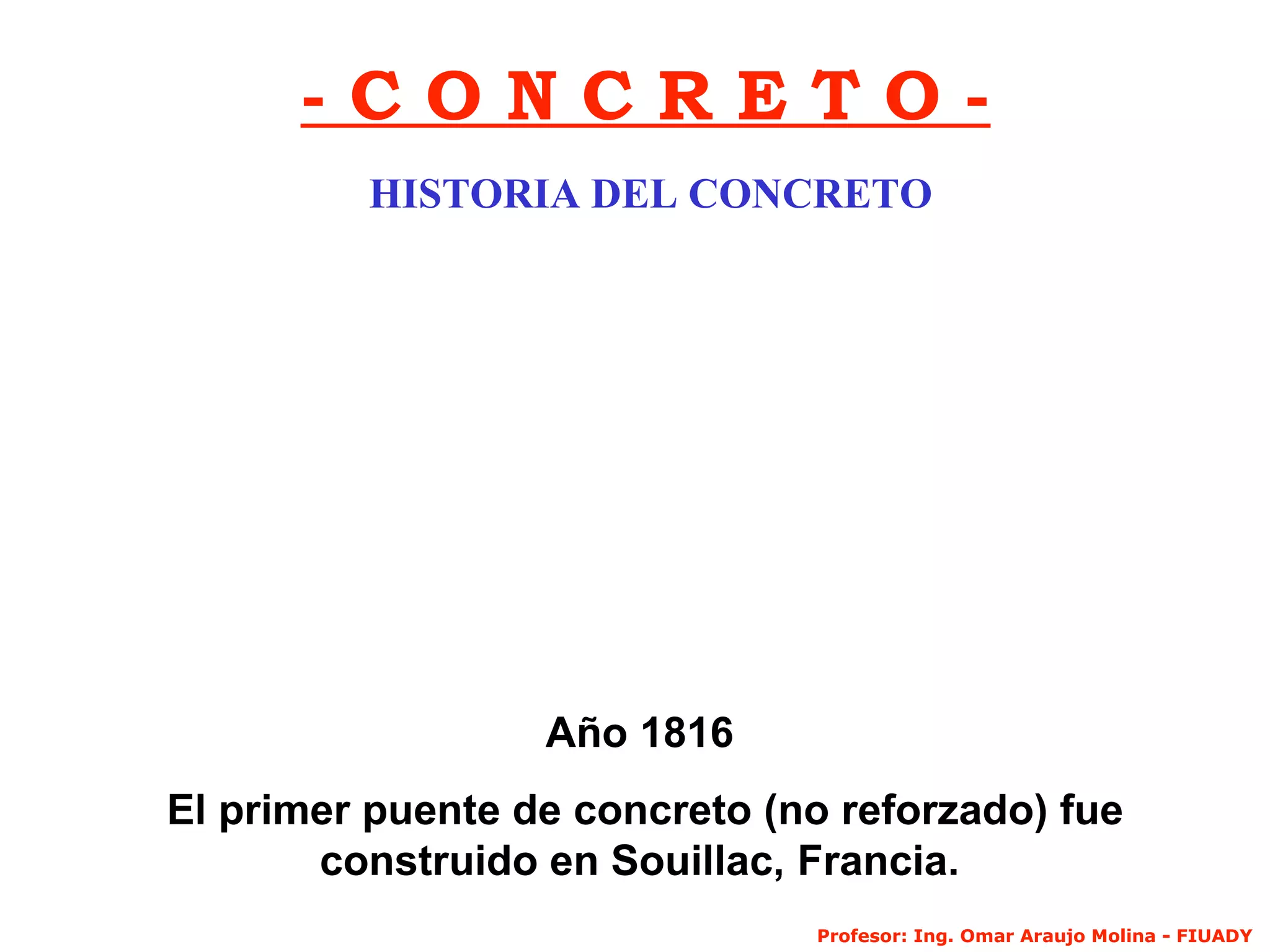DEFINICION DE CONCRETO | PPT