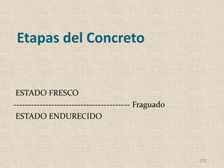 Concreto fresco y_fase_de_fraguado | PDF
