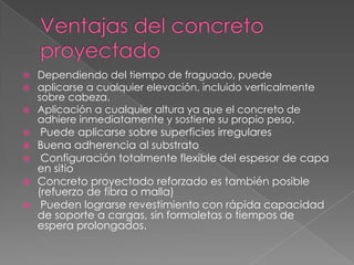 Concreto proyectado exposición_para_entregar | PPTX