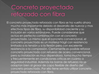 Concreto proyectado exposición_para_entregar | PPTX