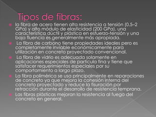 Concreto proyectado exposición_para_entregar | PPTX