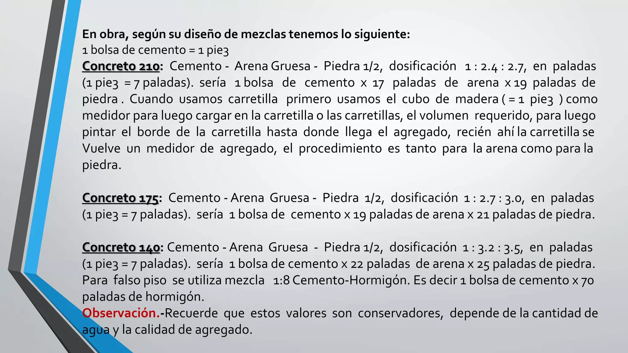 Concreto simple | PPTX