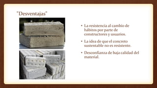 Concreto sustentable | PPT
