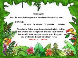 Concur Antonyms | PPTX | Law